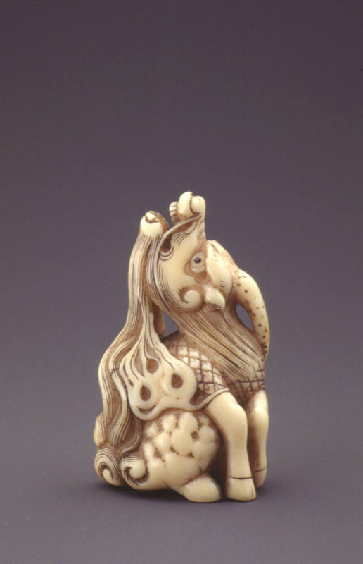 Marine Ivory Model of a Seated Kirin – Works – eMuseum